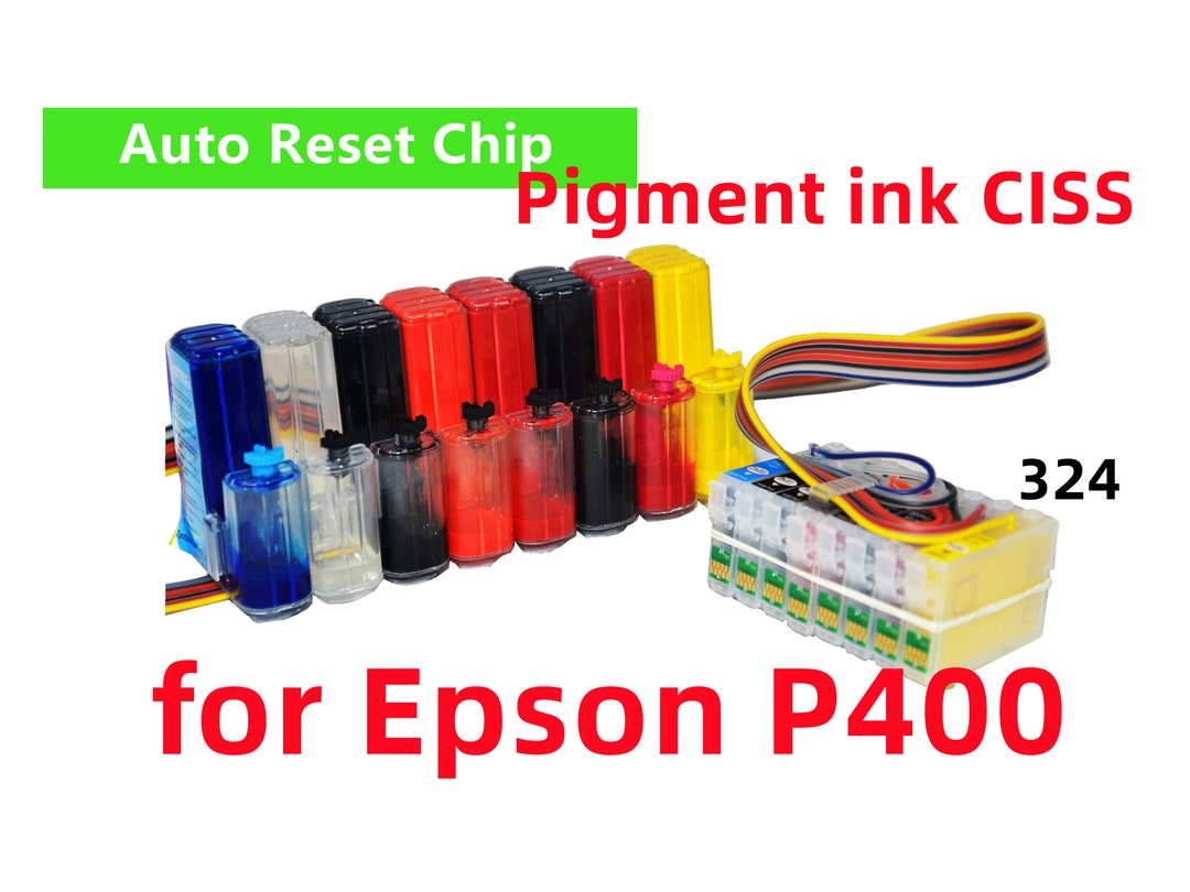 Empty, Dye, Pigment CIS CISS Ink System for for Surecolor Sc P400 Wide ...