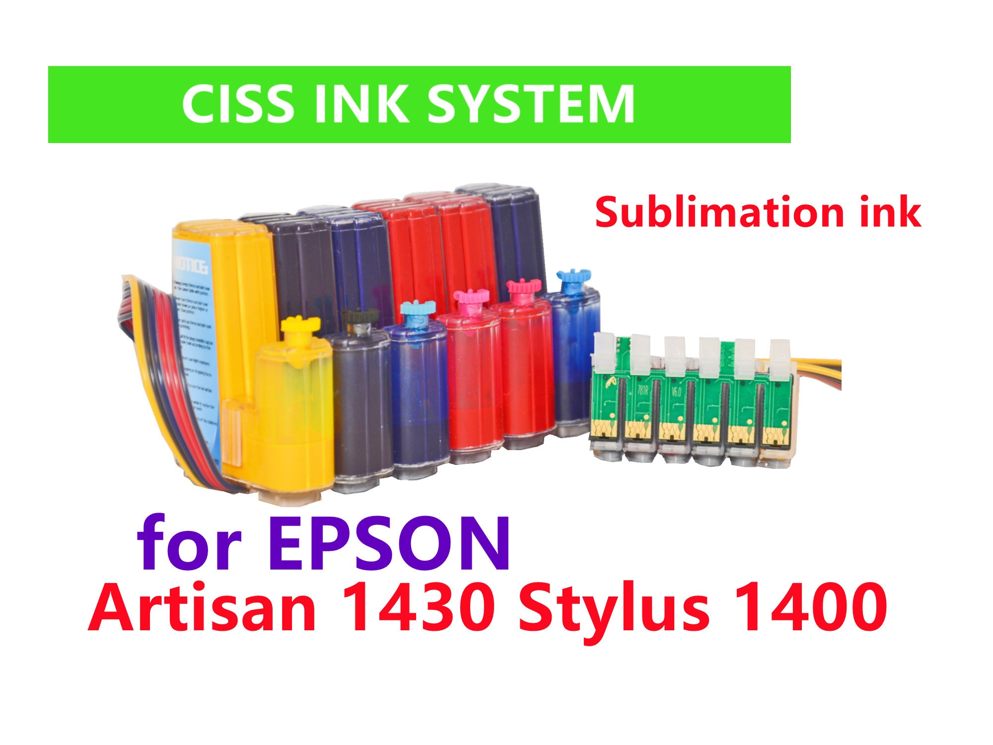 Empty CISS CIS Bulk Ink System for Artisan 1430 Stylus 1400 - Etsy