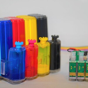 Empty, Dye, Sublimation, Pigment Refillable CIS CISS Ink System for Xp ...