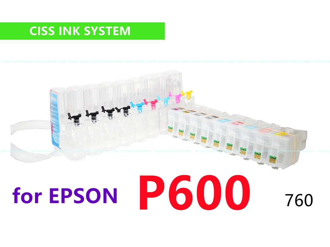 Empty CIS CISS Ink System for Surecolor P600, T760 With ARC - Etsy