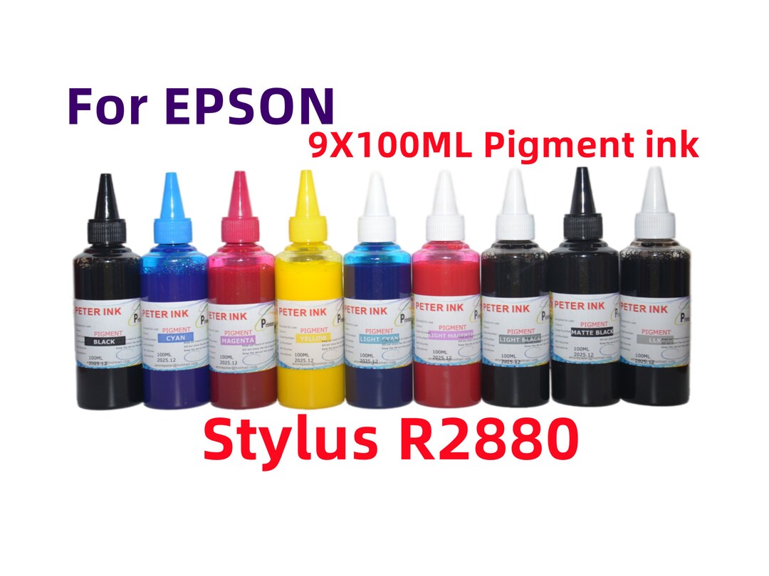 Premium Pigment Refill Ink for Stylus R2880 Printer T096 96 Cartridge ...