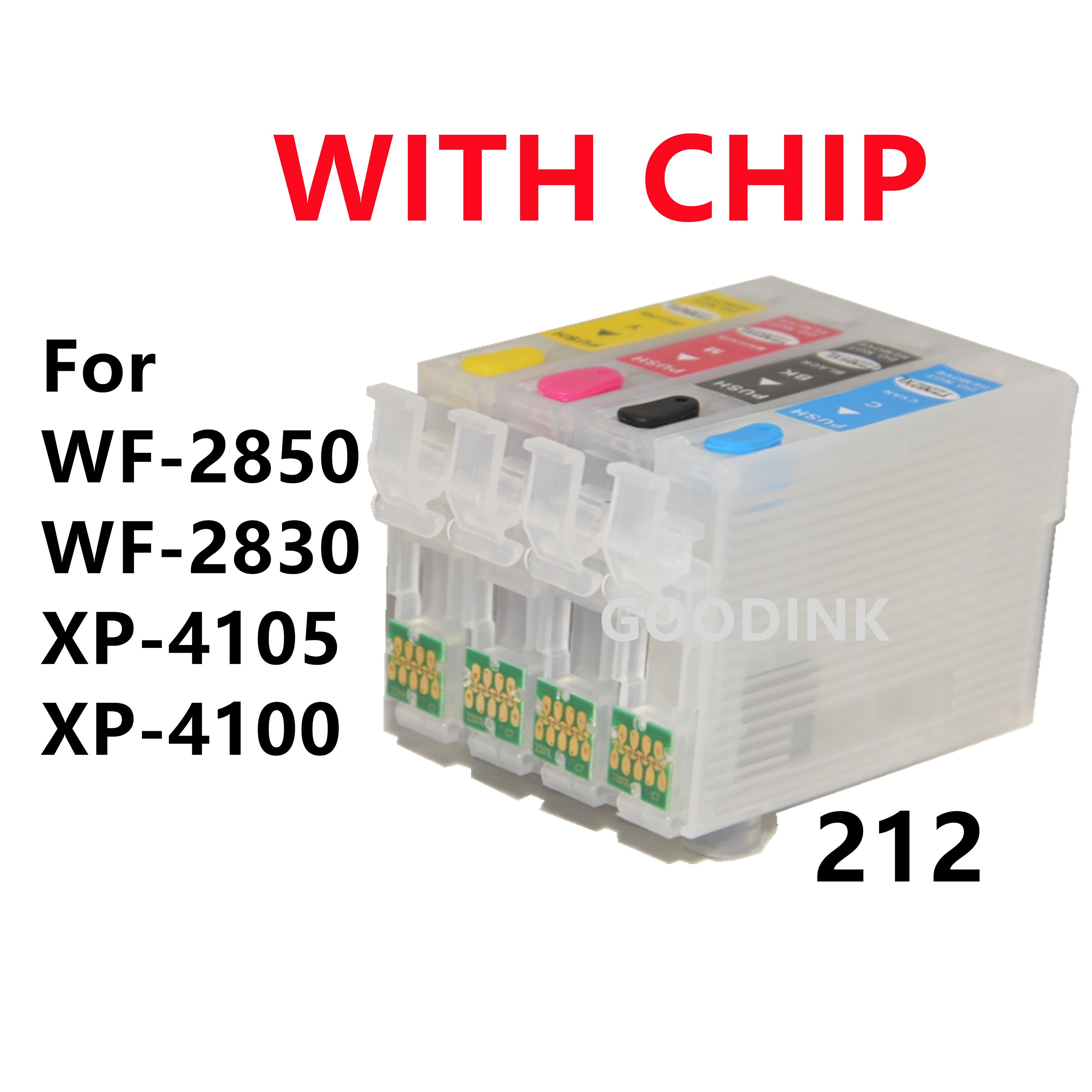 4pk Empty Refillable Ink Cartridge Workforce Wf 2850 Wf 2830 - Etsy