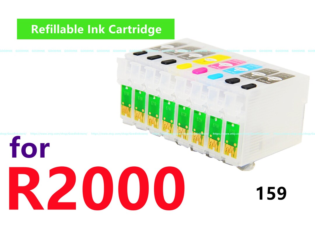 Refillable Ink Cartridge Kit for Stylus Photo R2000 Printer - Etsy