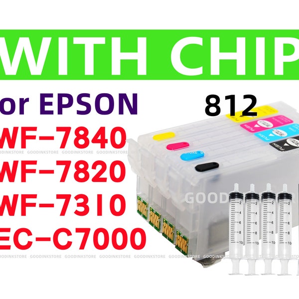 Empty Refillable Cartridges Epson Wf Printer - Etsy
