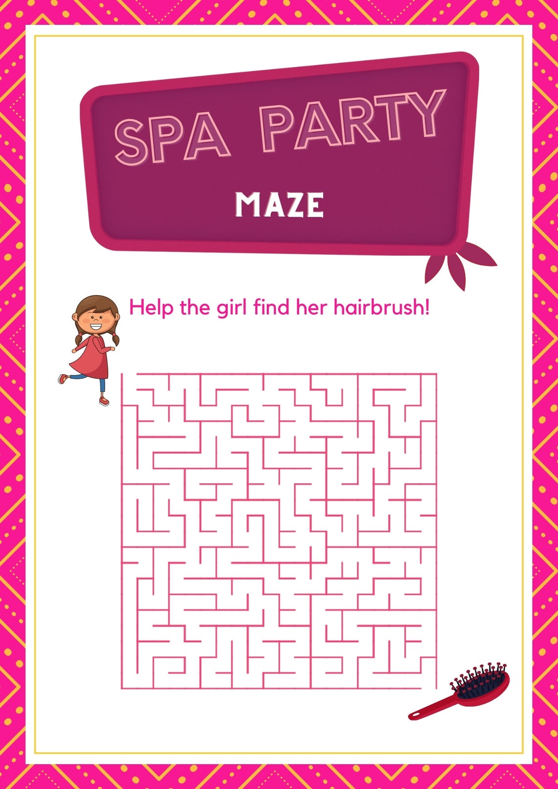 Spa Birthday Gift, Spa Birthday Card, Printable Birthday Party Card ...