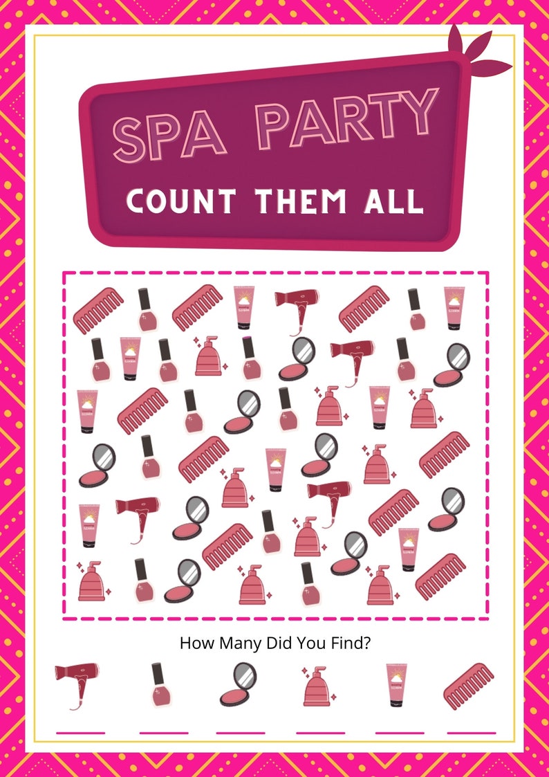 Spa Birthday Gift, Spa Birthday Card, Printable Birthday Party Card ...