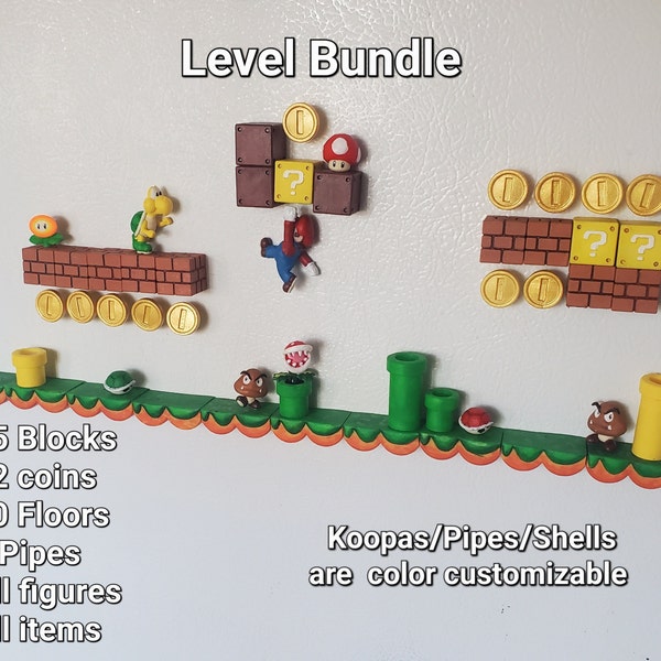 Super Mario Magnets - Etsy