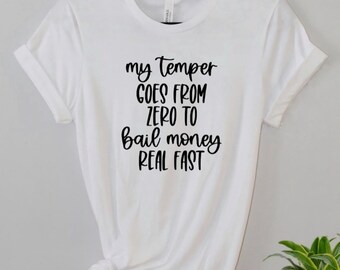 Short Temper Shirt - Etsy