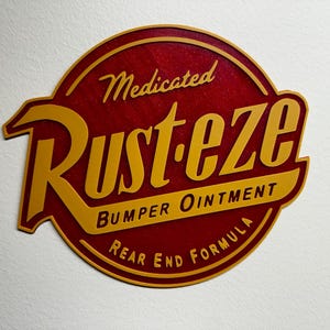 Cars Rusteze Disneyland | Disney World Inspired Disney/pixar Sign! - Etsy
