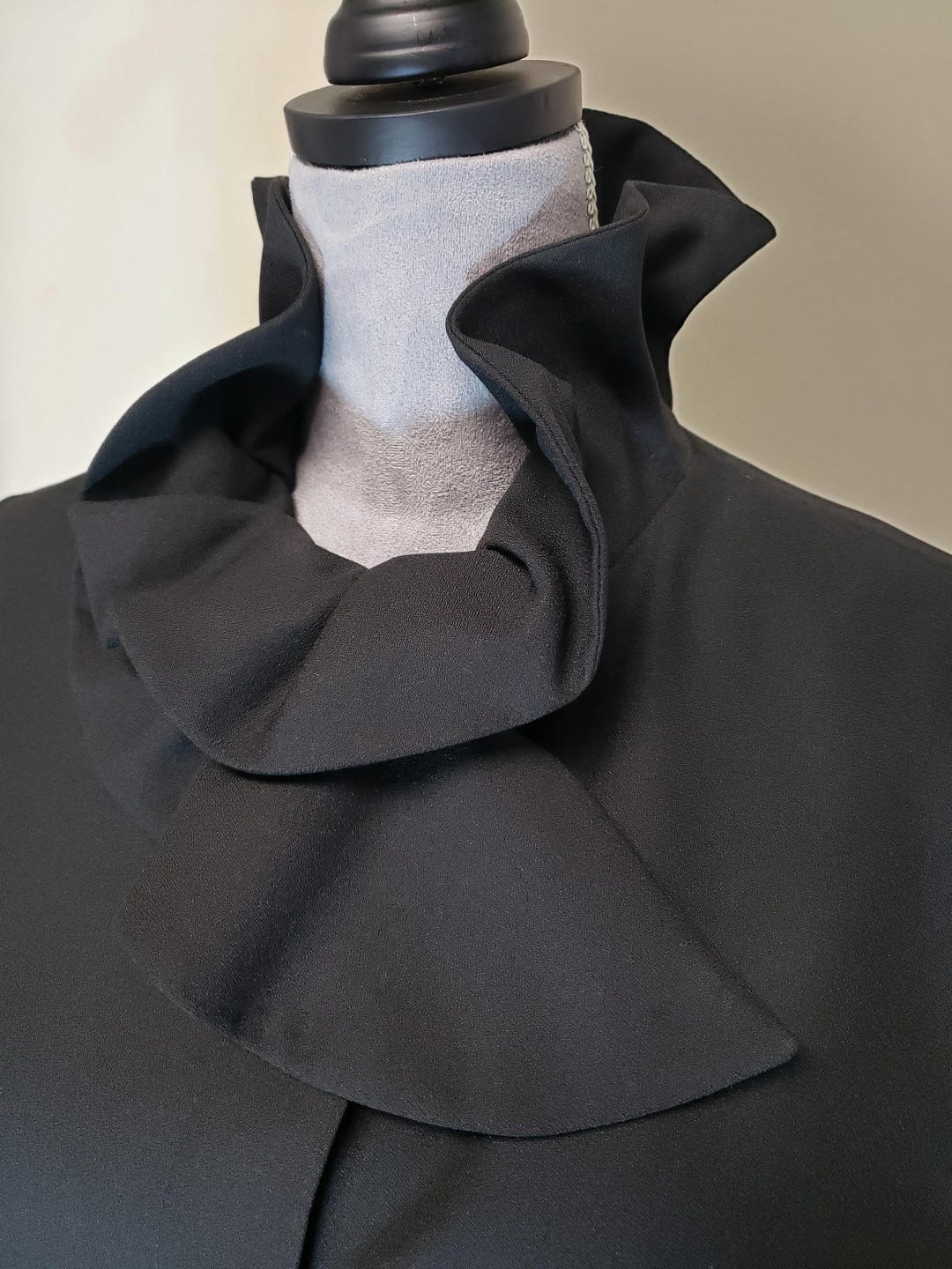 Ruffled High Collar Morton Bernard Suit - Etsy