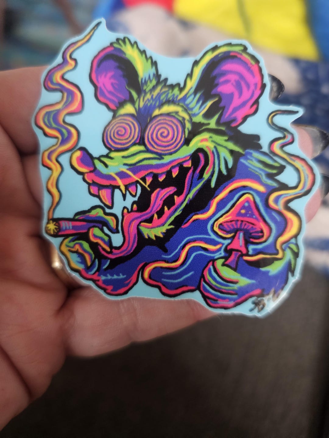 Blazed & Confused – Trippy Rat Fink Vinyl Sticker | 2.5x2.5" for Water ...
