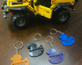 Duck Acrylic Keychain - Etsy