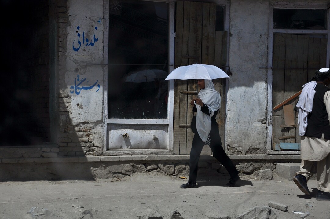 Afghan Woman Walking in the Sun - Etsy