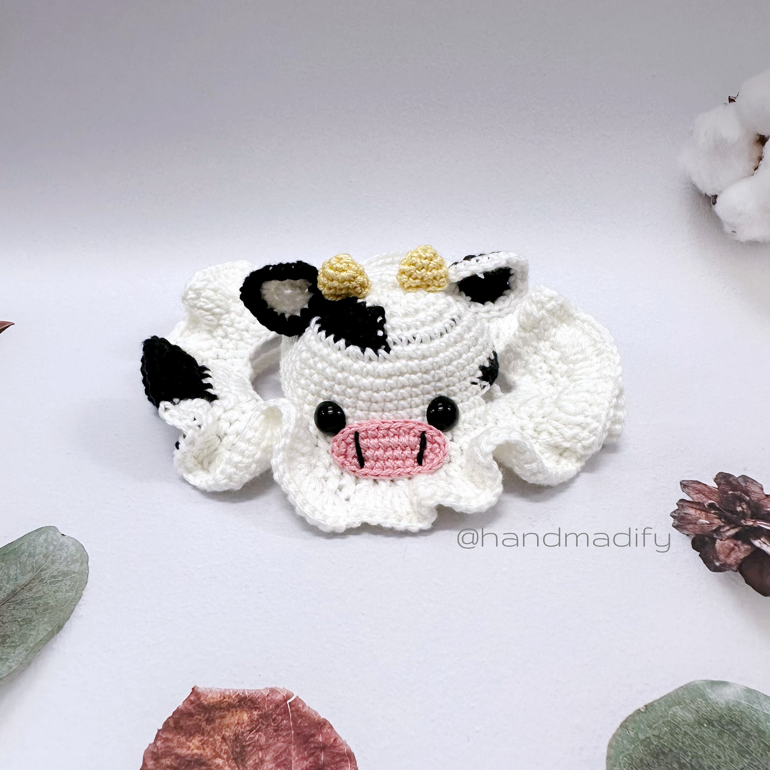 Crochet Pattern Cow Hat for Your Pet Full Size S/M/L - Etsy Canada