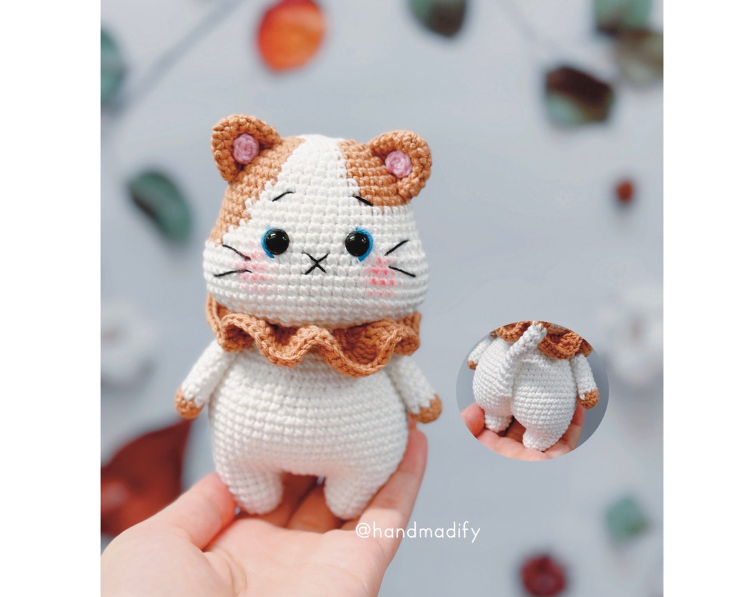 Crochet Pattern - Cute Kitten Amigurumi - Crochet Cat Pattern ...