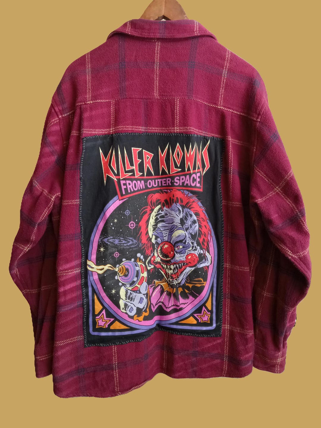 Killer Klowns From Outer Space Flannel Red X-large Horror Mr Bungle the ...