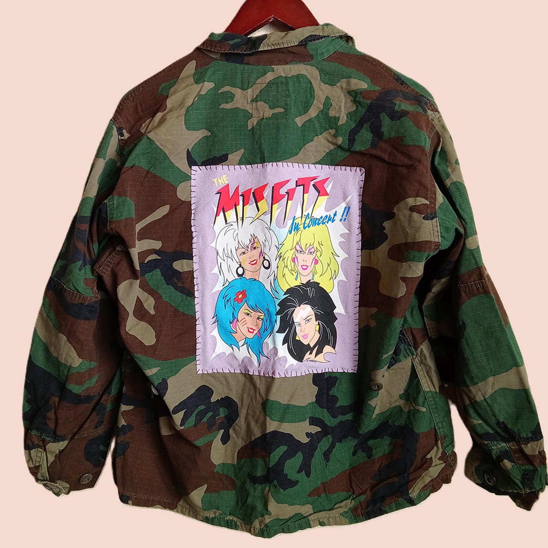 Jem and the Holograms Misfits 60's Vietnam Era Army Jacket Medium - Etsy