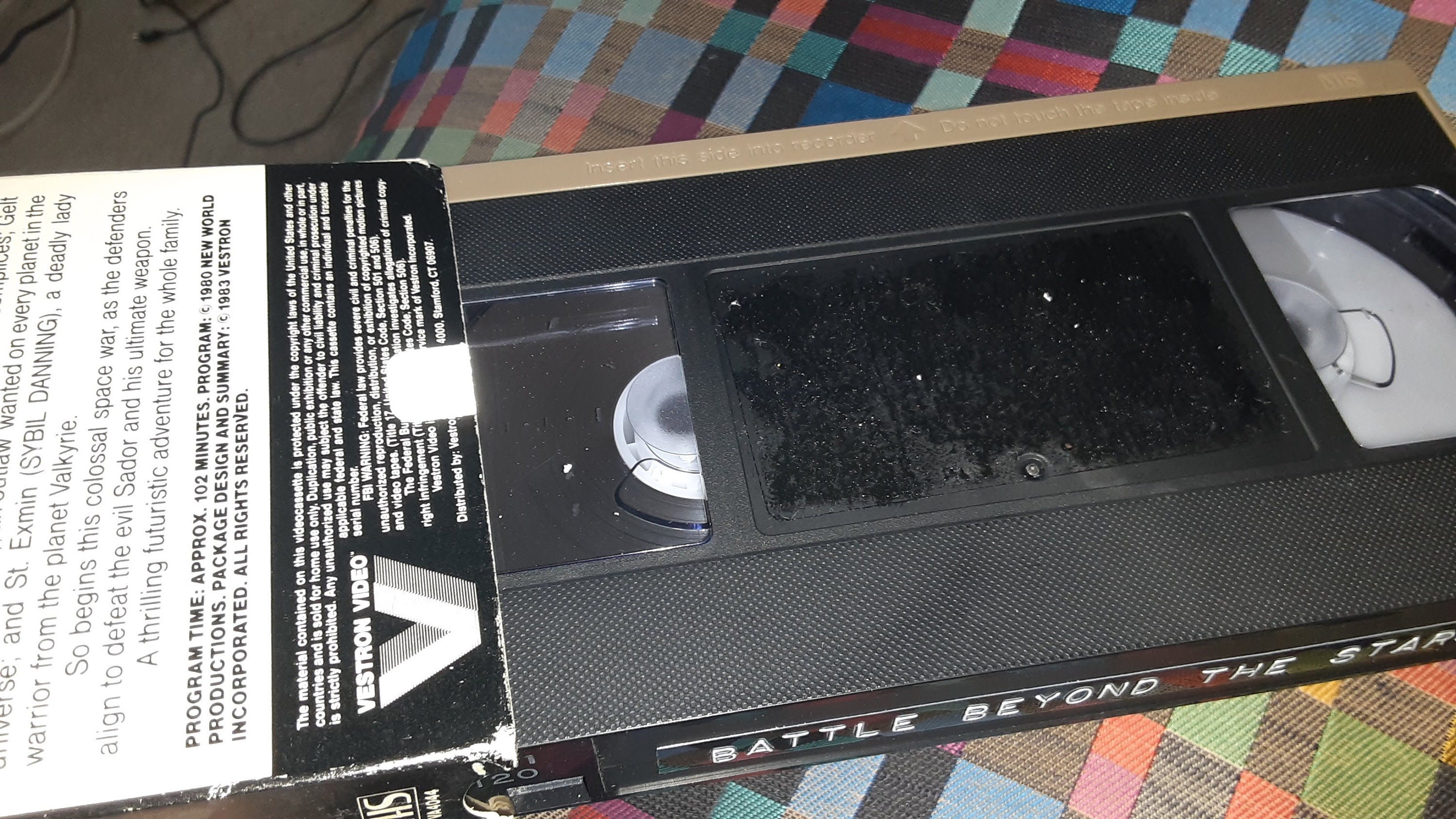 Battle Beyond the Stars VHS, 1980 Cheesy Cult Sci-fi Sybil Danning ...