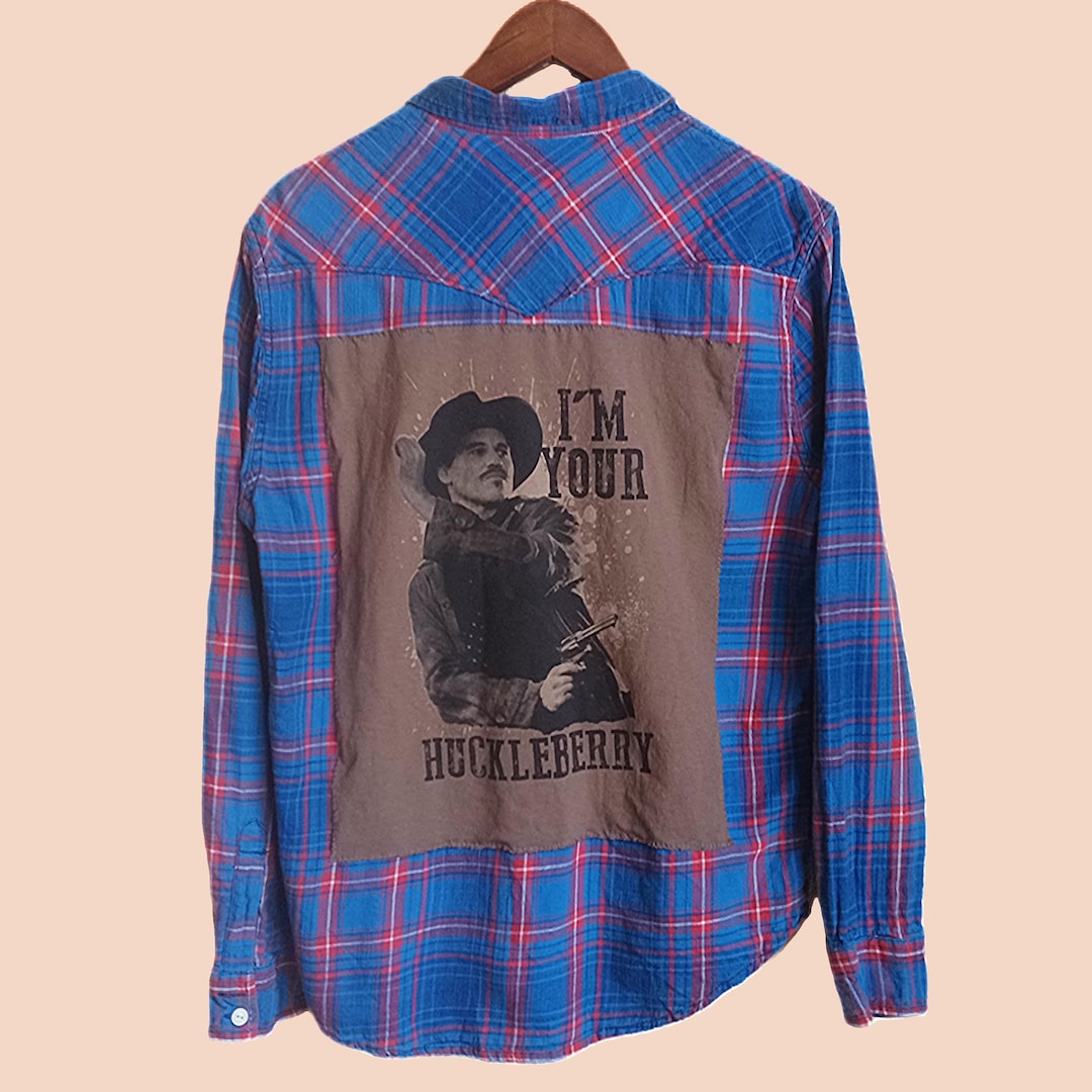 Val Kilmer Tombstone LS Western Flannel Medium - Etsy