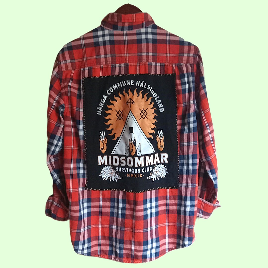 Midsommar Flannel Medium 22 X 29 Horror - Etsy
