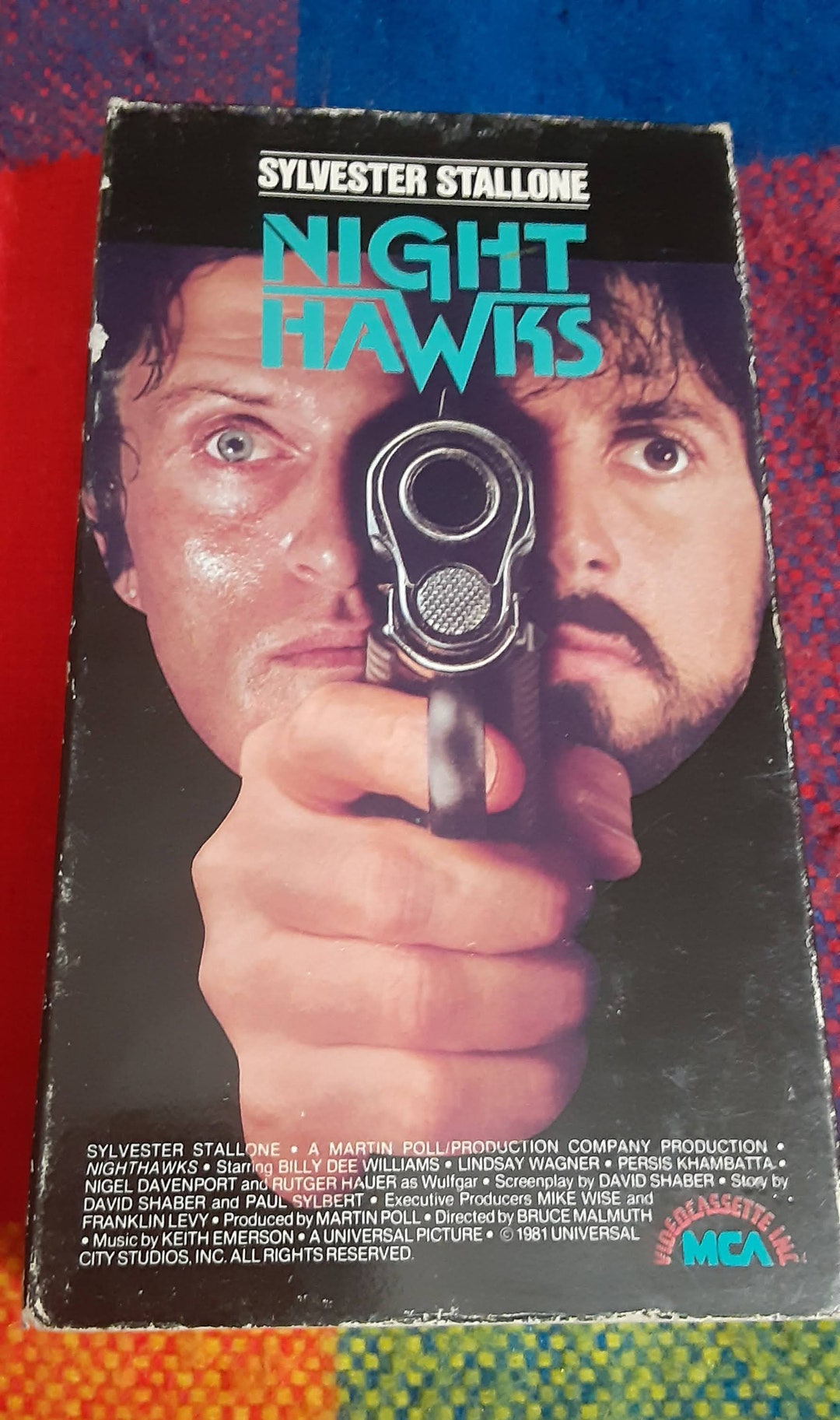 Nighthawks VHS, 1981 Stallone, Rutger Hauer, Billy Dee Williams, Action ...