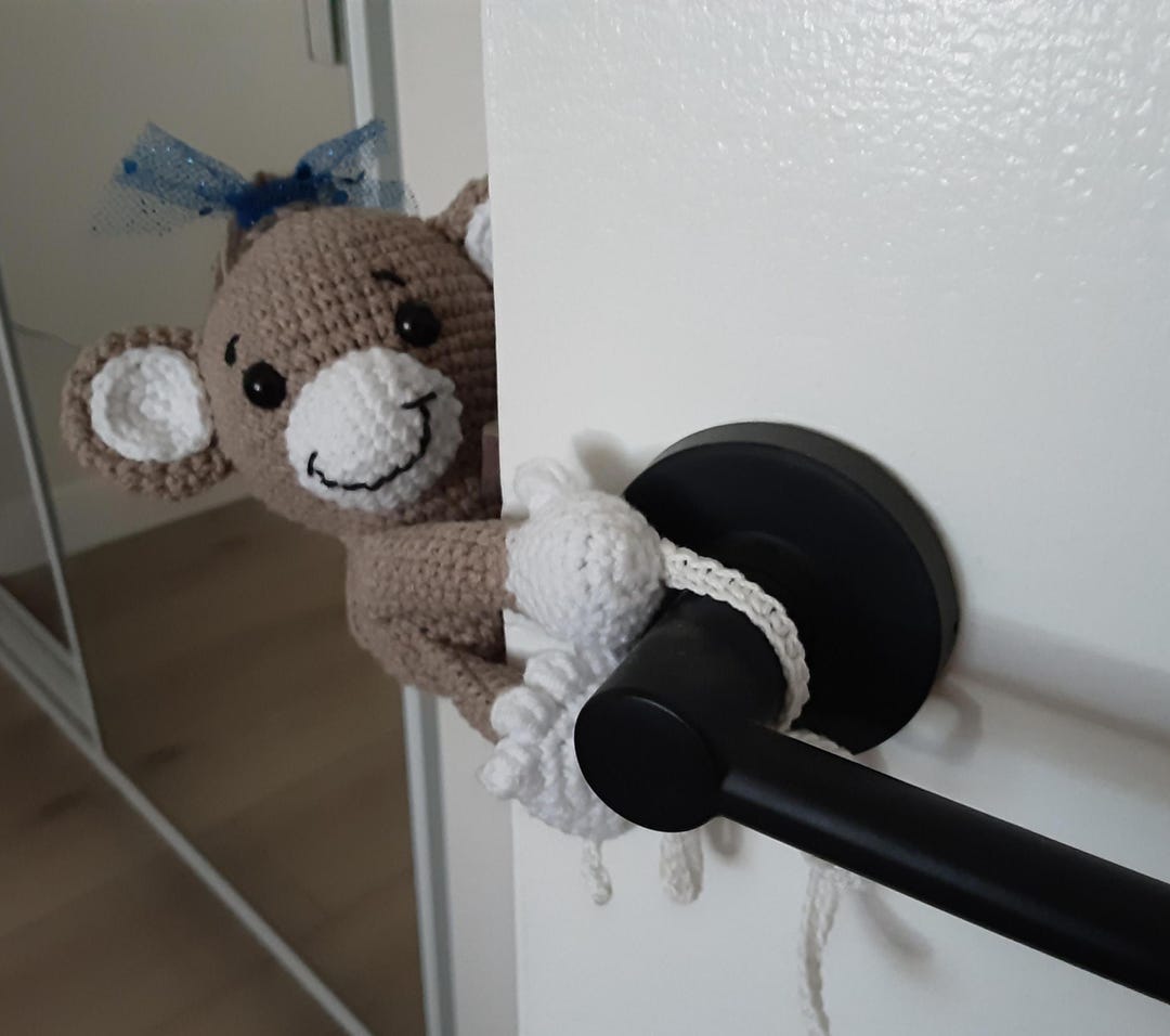 Amigurumi Monkey Door Stopper - Etsy