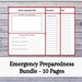Emergency Preparedness Bundle: Natural Disaster Plan (digital Download) - Etsy