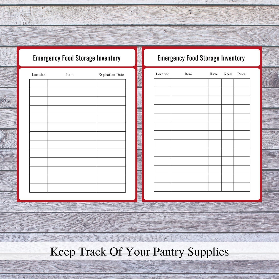 Emergency Preparedness Bundle, Natural Disaster, Disaster Plan ...