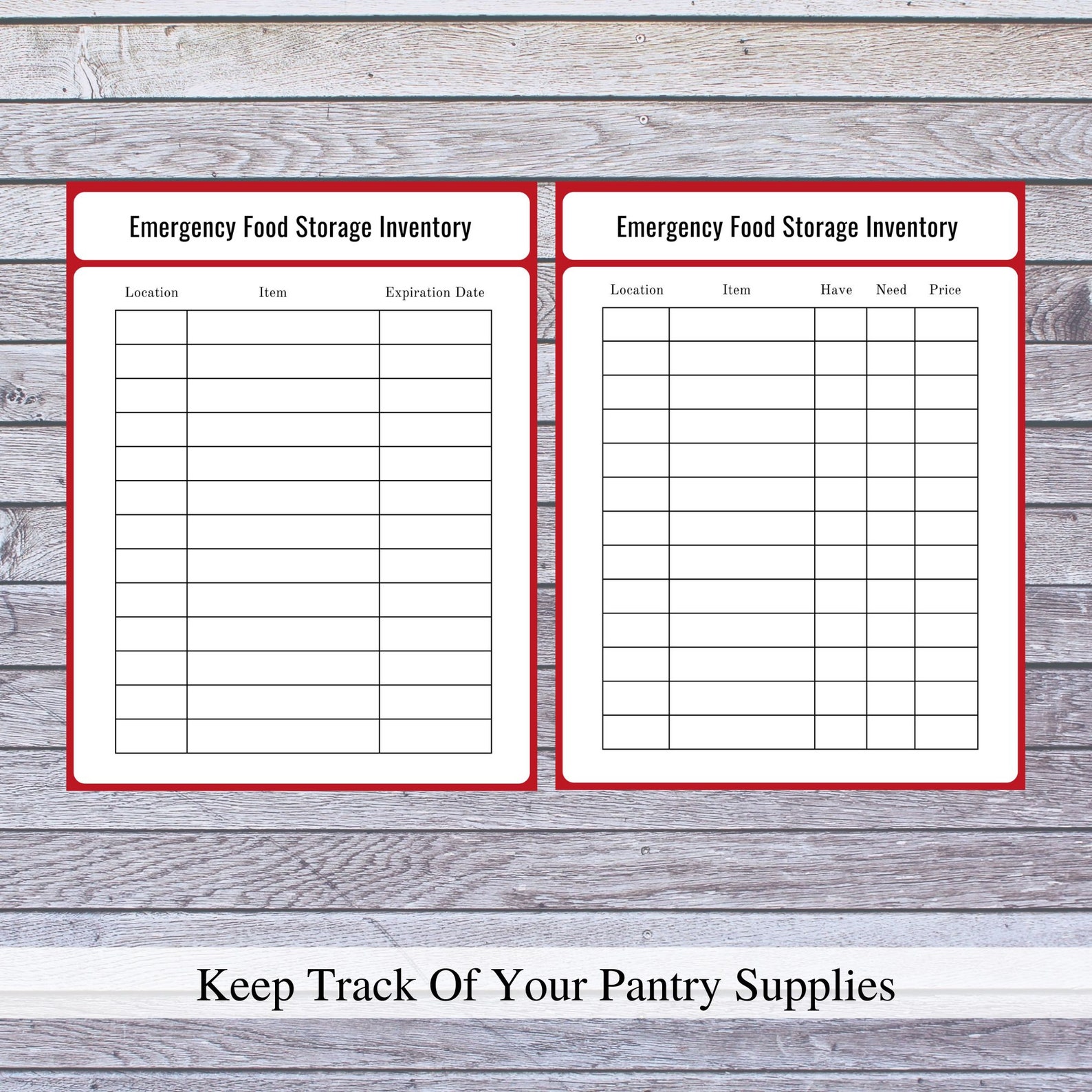 Emergency Preparedness Bundle, Natural Disaster, Disaster Plan ...