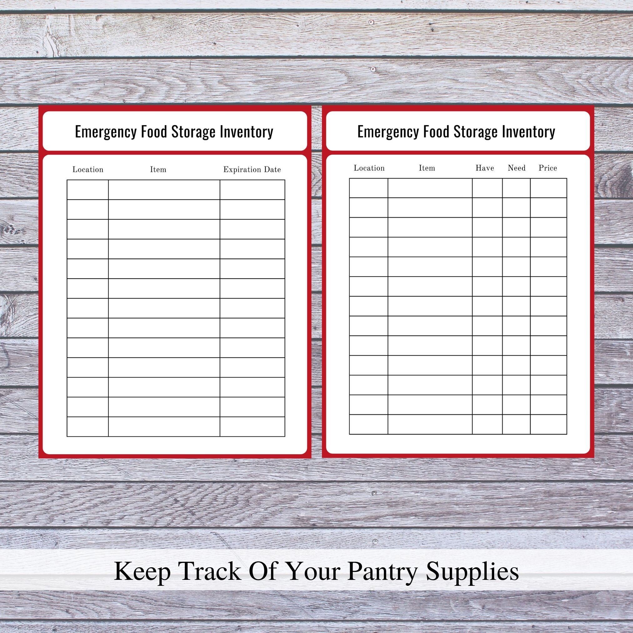 Emergency Preparedness Bundle, Natural Disaster, Disaster Plan ...