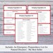 Emergency Preparedness Bundle: Natural Disaster Plan (digital Download) - Etsy