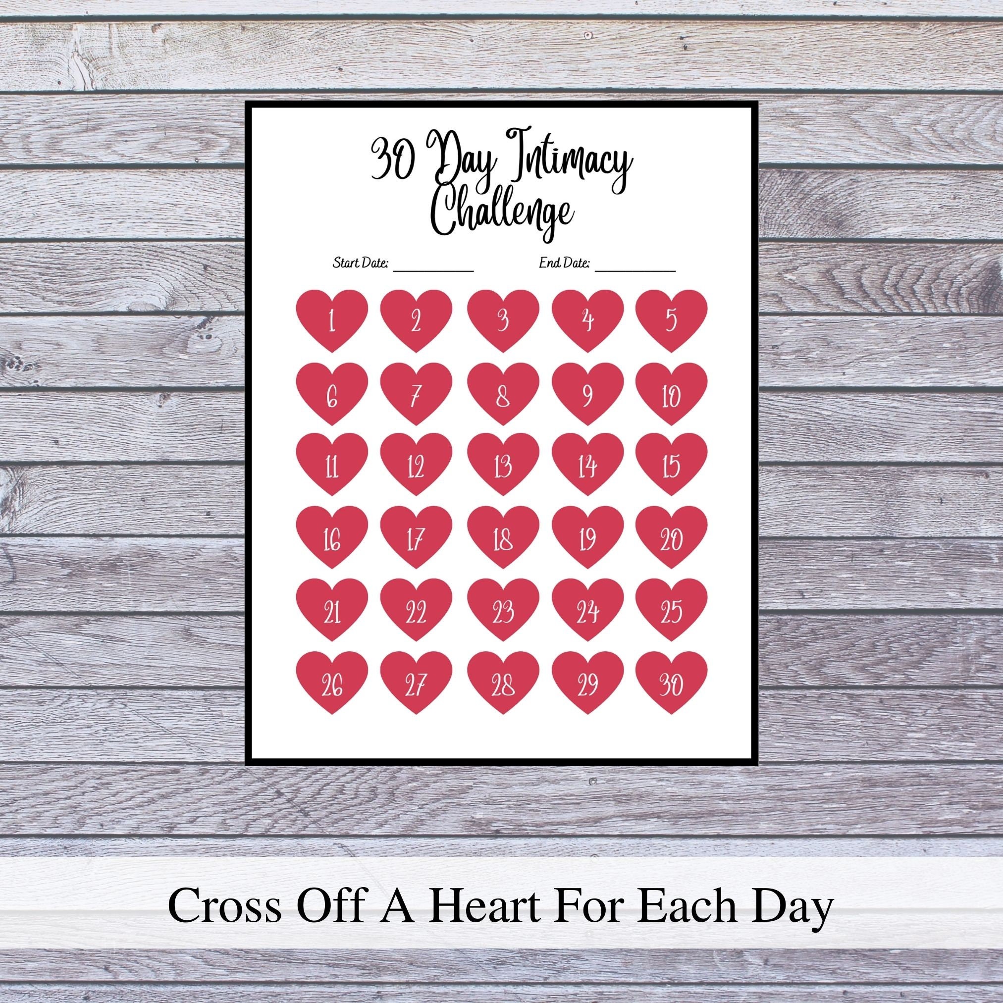 30 Day Relationship Challenge | Intimacy Challenge | Couple Challenge ...