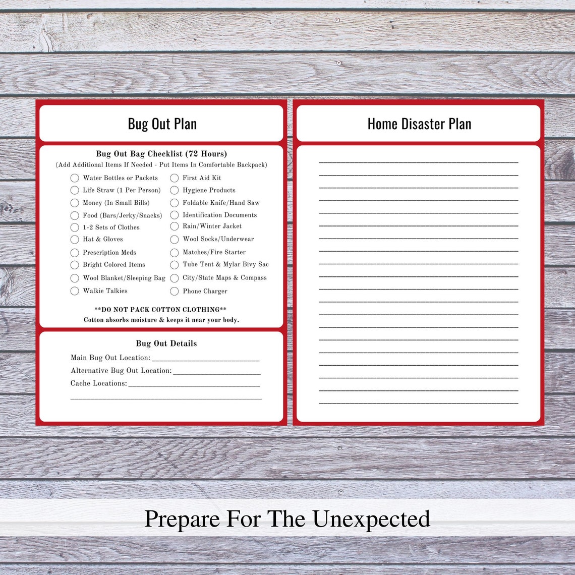 Emergency Preparedness Bundle, Natural Disaster, Disaster Plan ...