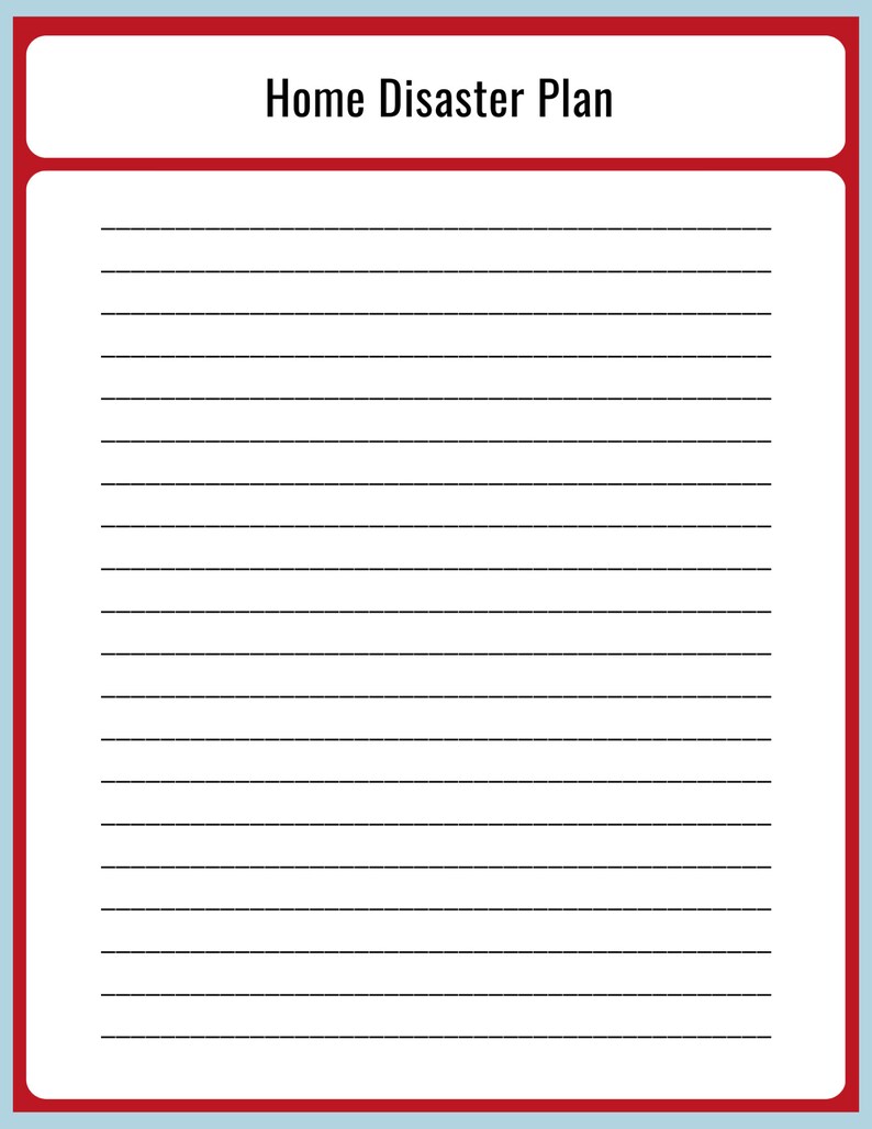 Emergency Preparedness Bundle Natural Disaster Disaster - Etsy