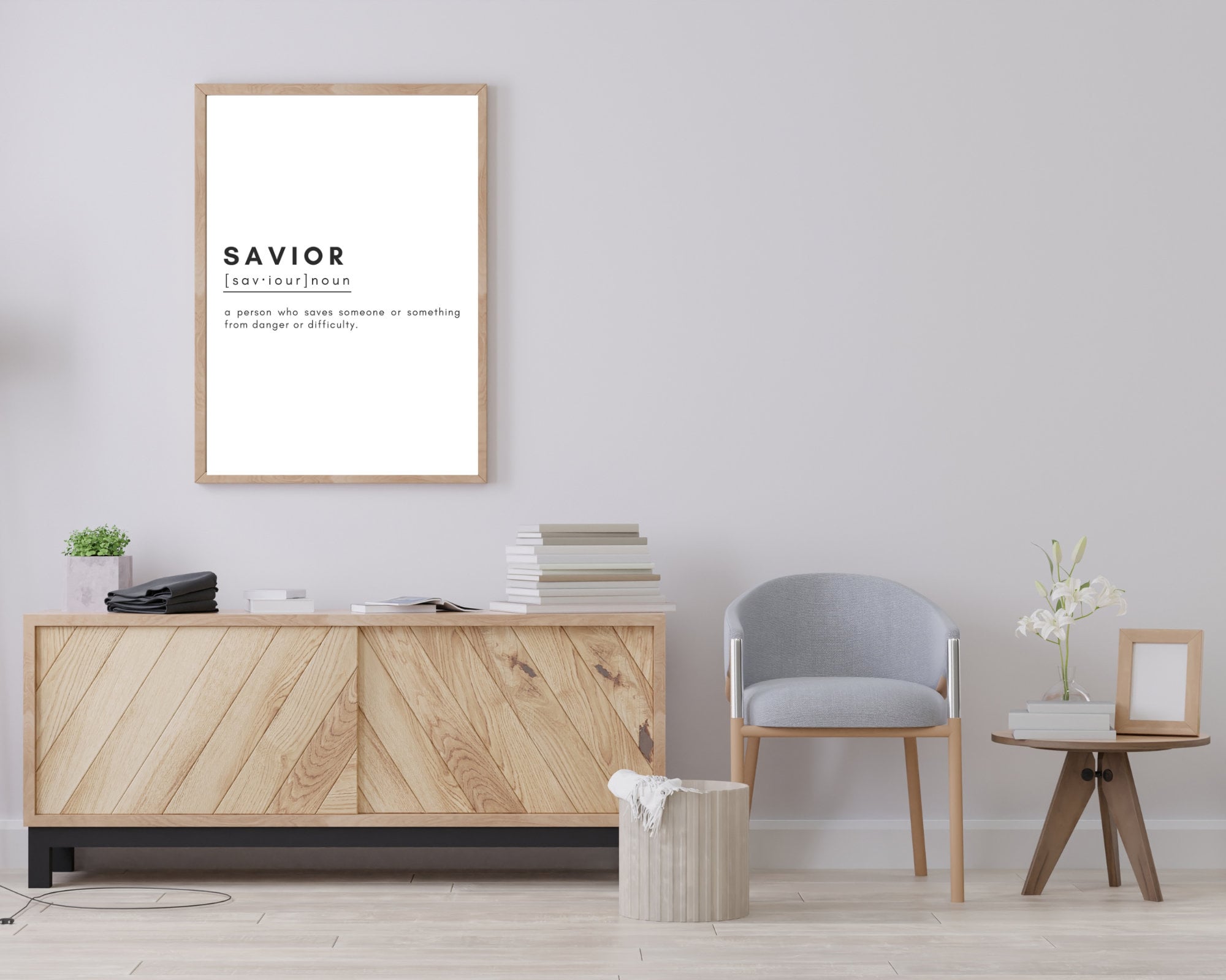 Office Wall Art Savior Definition Print Savior Wall Art Home Office ...