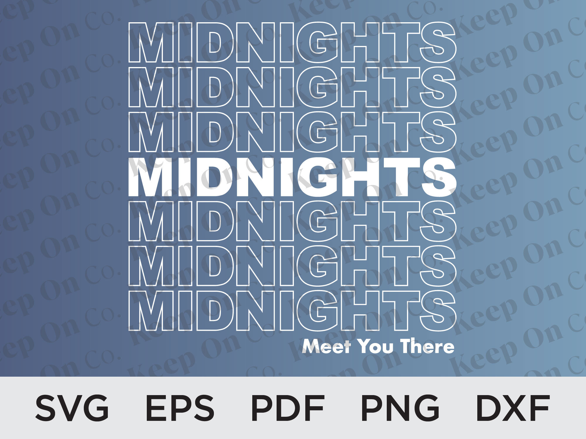 Taylor Swift Midnights SVG File, Meet Me at Midnight Design, Swiftie ...