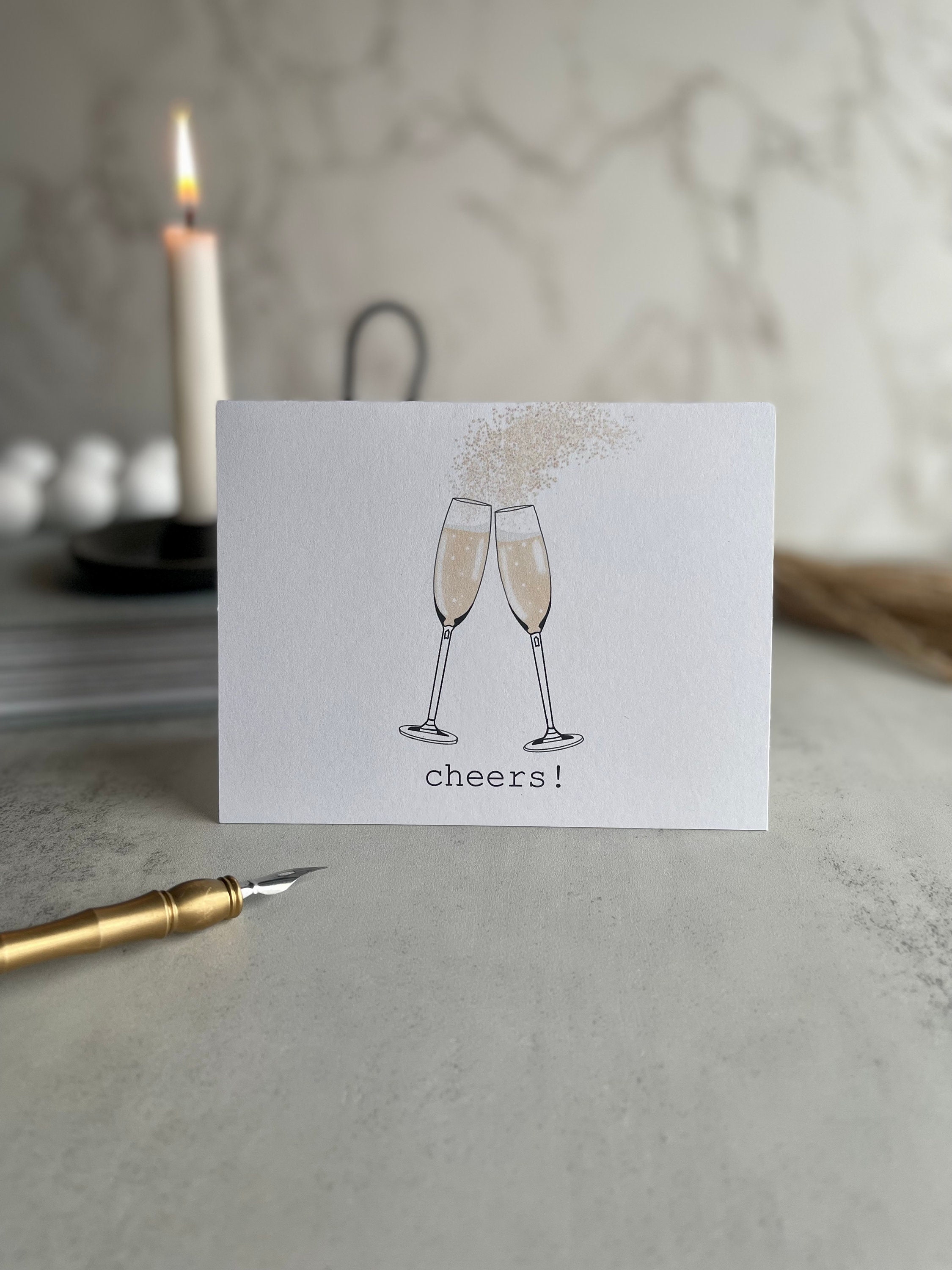 New Years Stationery Set 15 Cards Envelopes New Years Cards 2024 ...