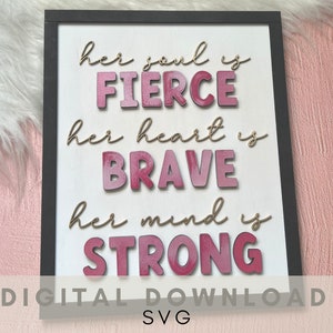 Strong Women Sign SVG: Feminist Laser Cut File (digital Download) - Etsy
