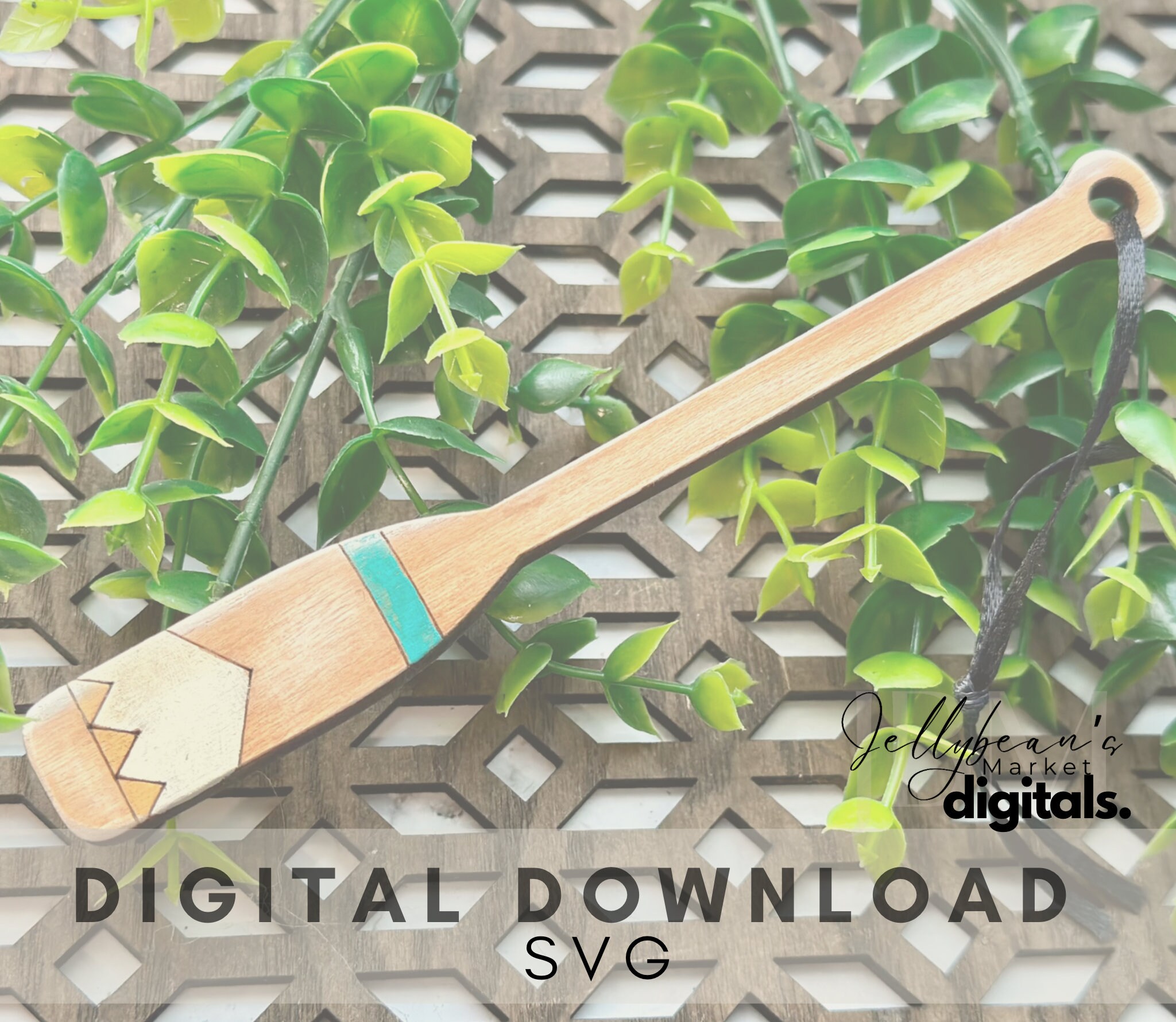 Canoe Paddle Ornament Download Cut File SVG Christmas - Etsy