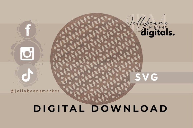 Wooden Placemat SVG File: Laser Cut Photo Prop (digital Download ...