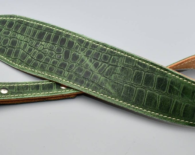 Leather Traditional Sling Embossed Gator - Etsy