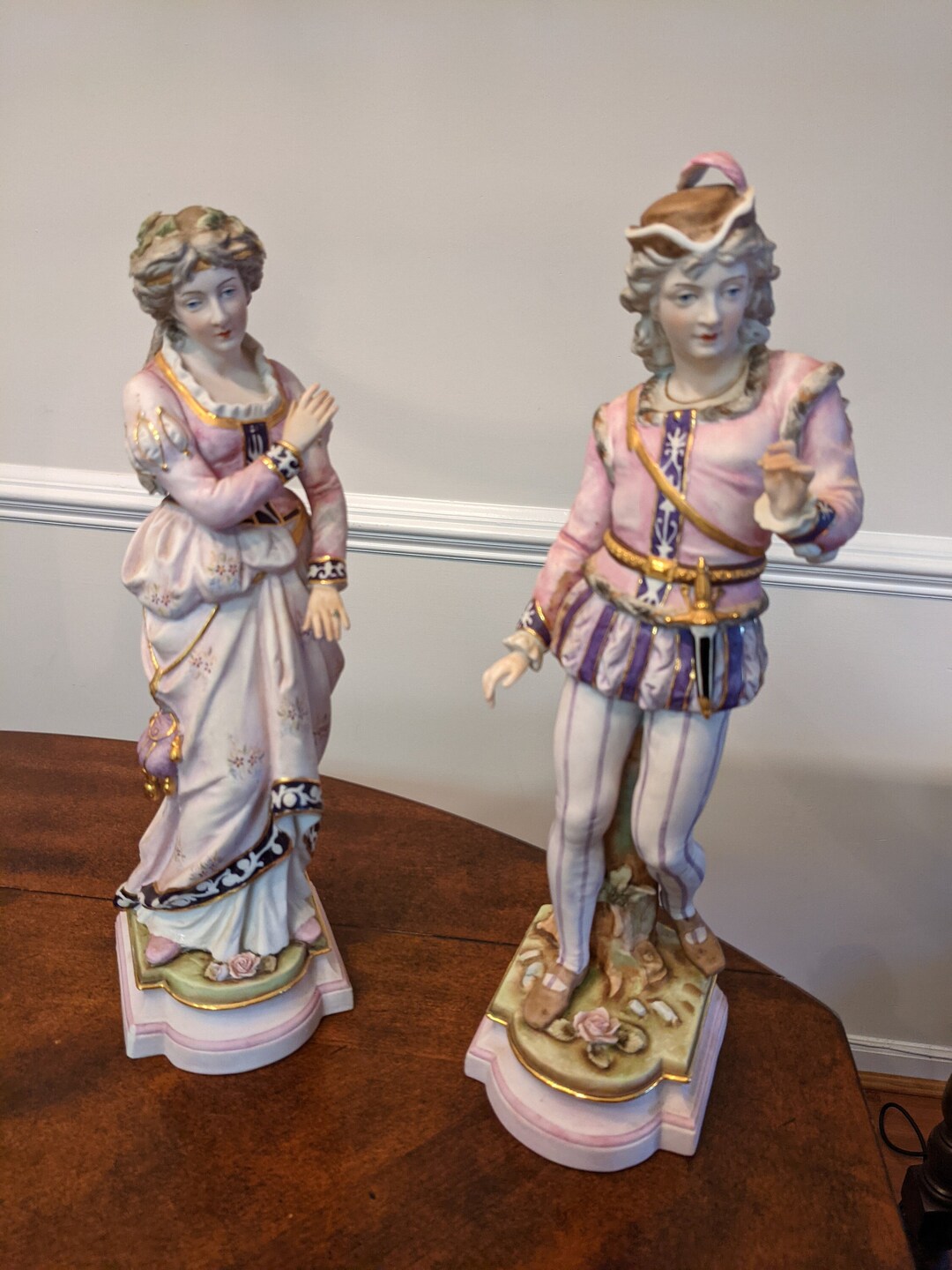 Porcelain Figurines (pair) - Near Perfect Condition - Etsy