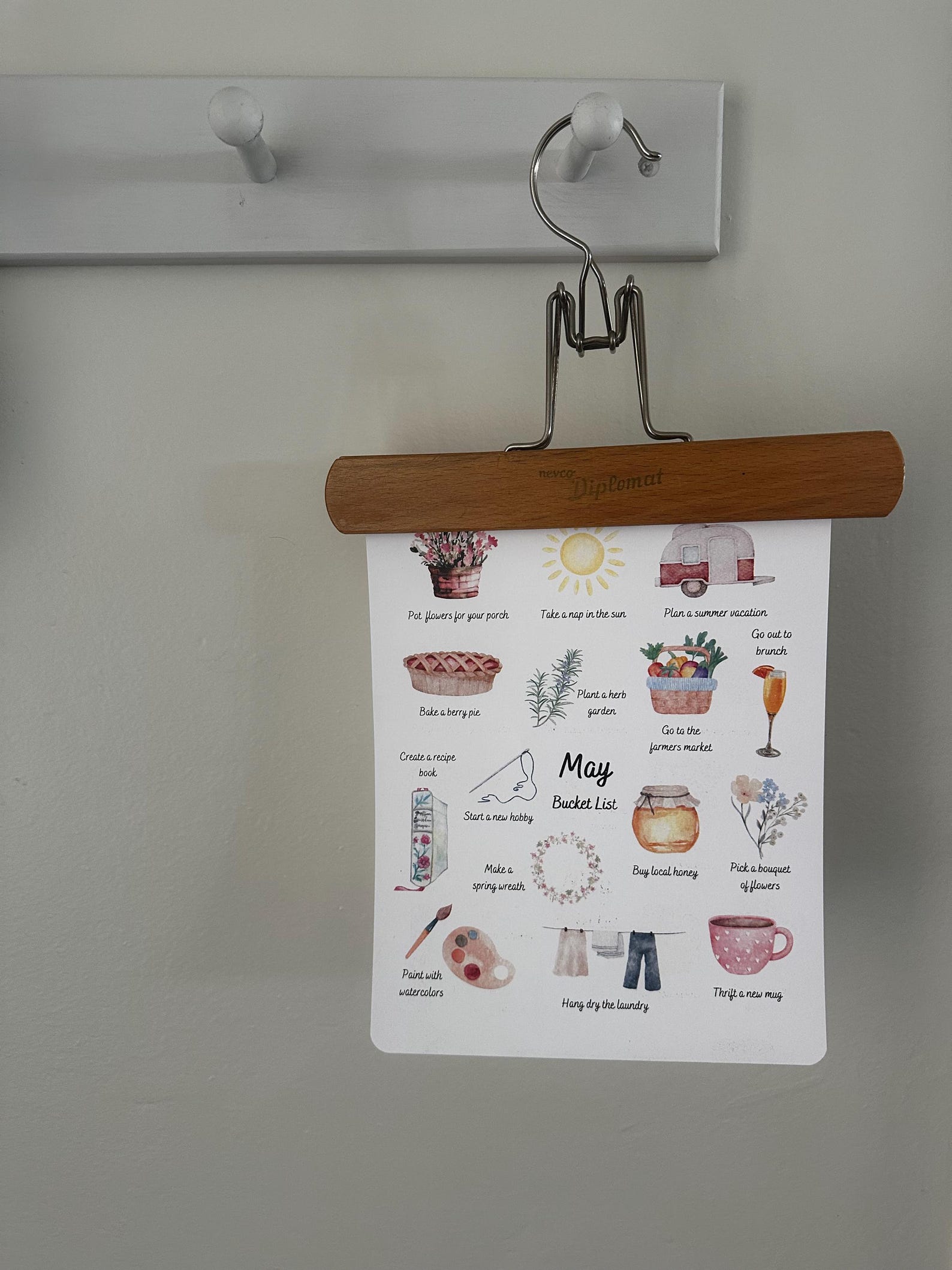 Digital May Bucket List - Etsy