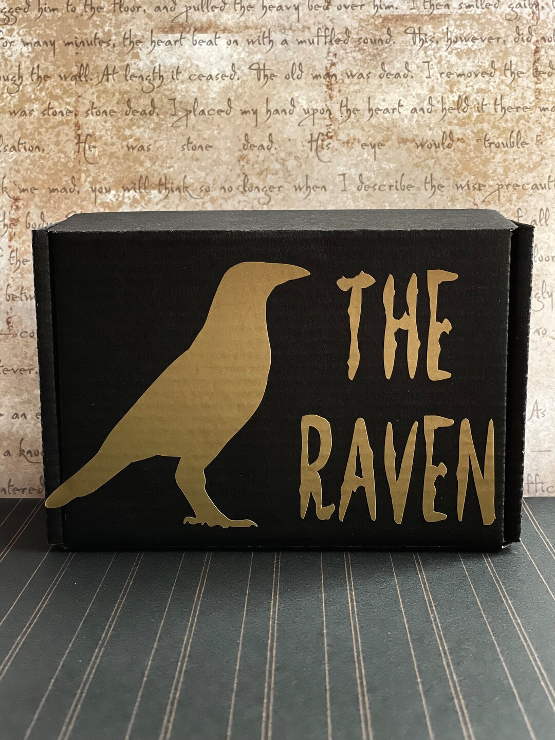 The Raven Gift Box / Edgar Allan Poe Box / Gothic Goth Gift Box ...