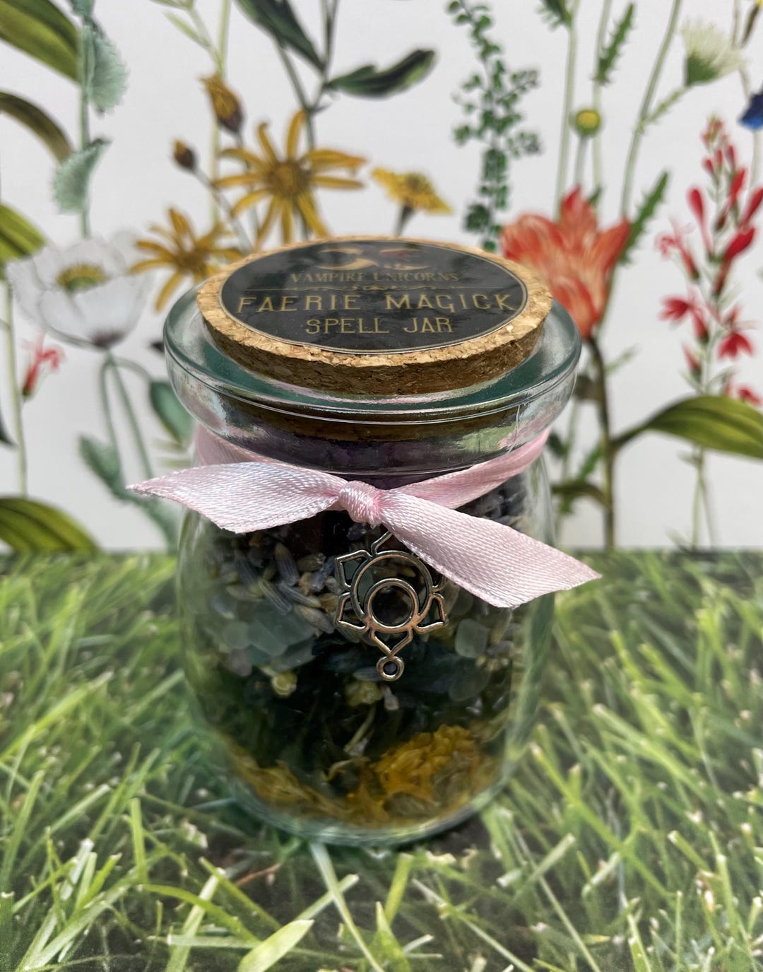 Faerie Magick Spell Jar / Fae Sprites Fairy Realm / Intentions ...