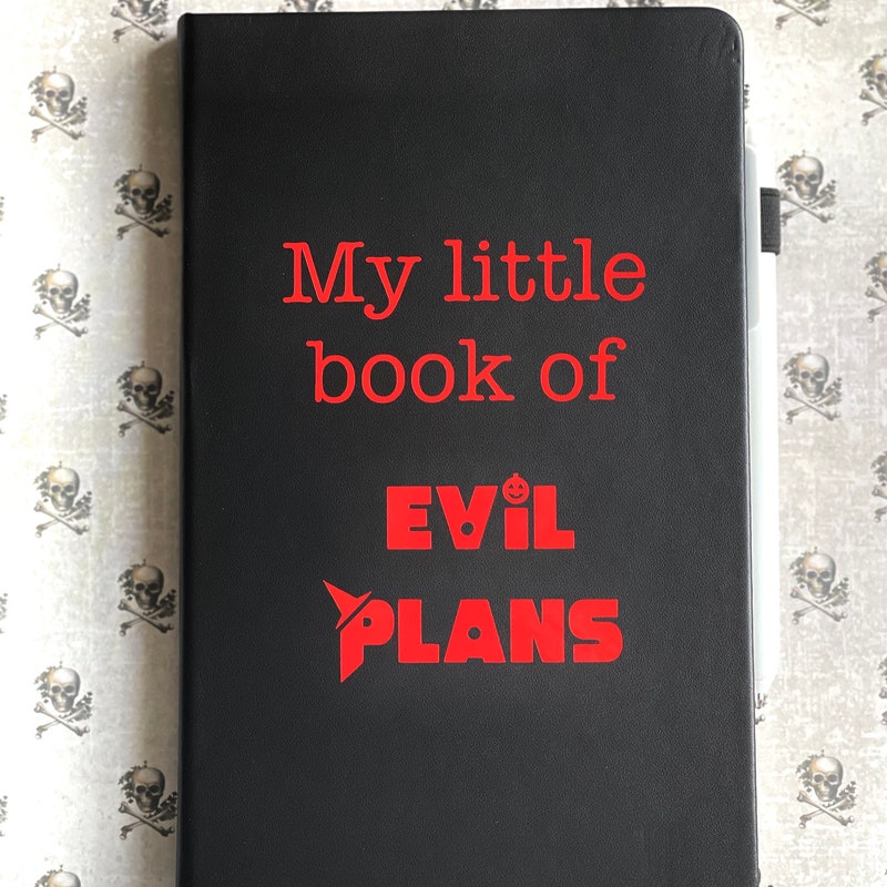 Notebook Evil Plans - Etsy UK