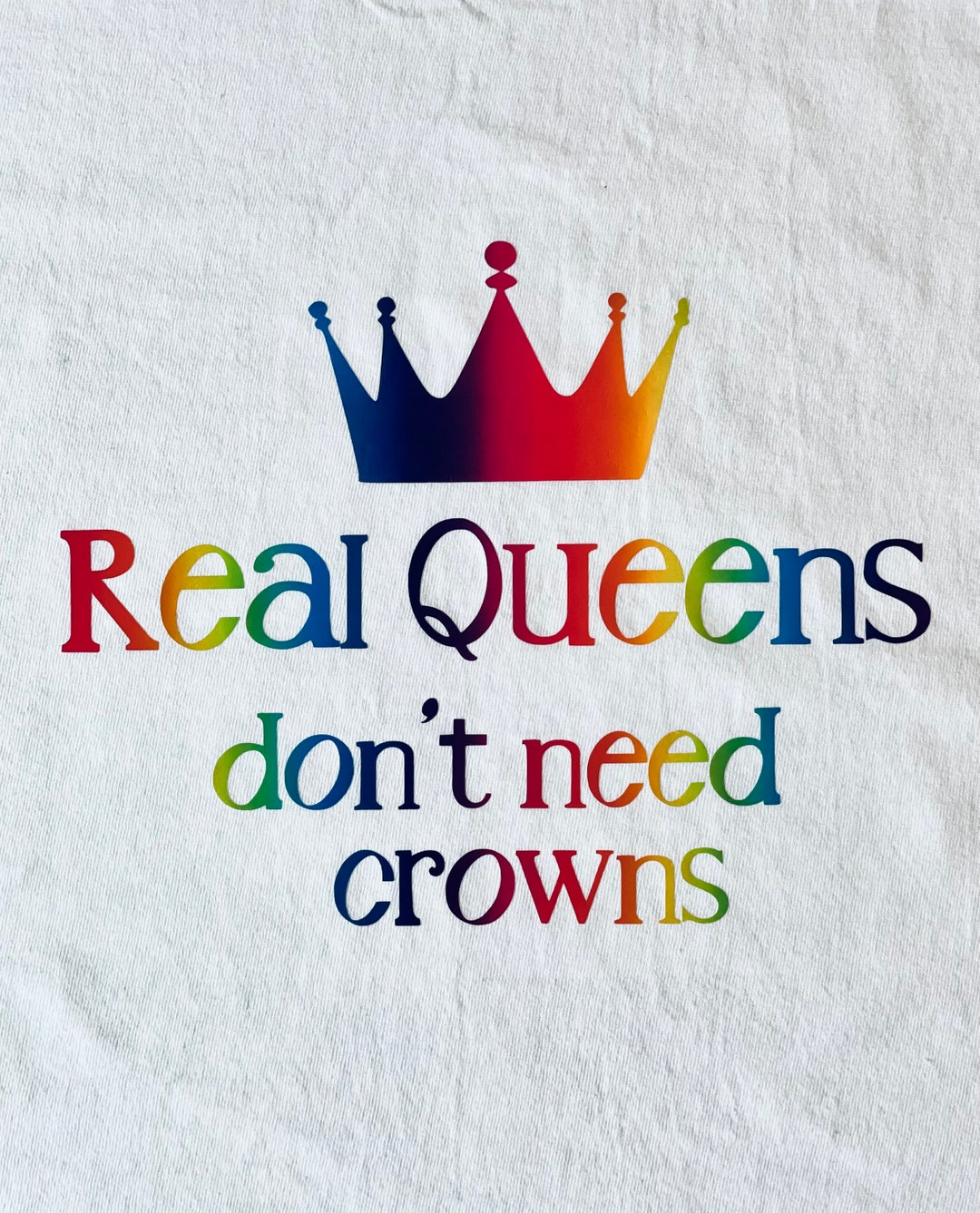 Gay Pride Kitchen Towel / Real Queens Don’t Need Crowns / Gay Dish ...