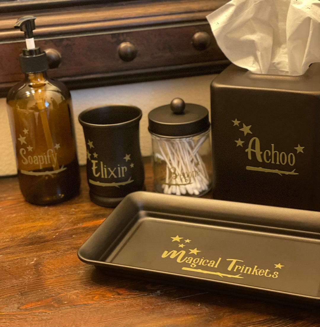 Wizards Bathroom Collection / Witch Bath Accessories / Wizard Bathroom ...