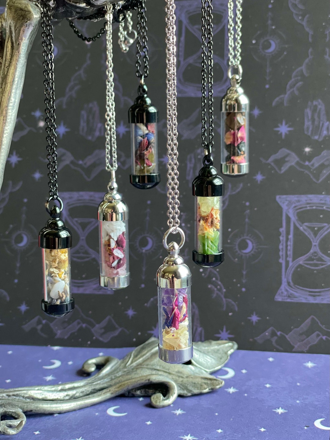 Witchy Spell Necklaces / Spells Charms / Crystals / Gemstones / Love ...