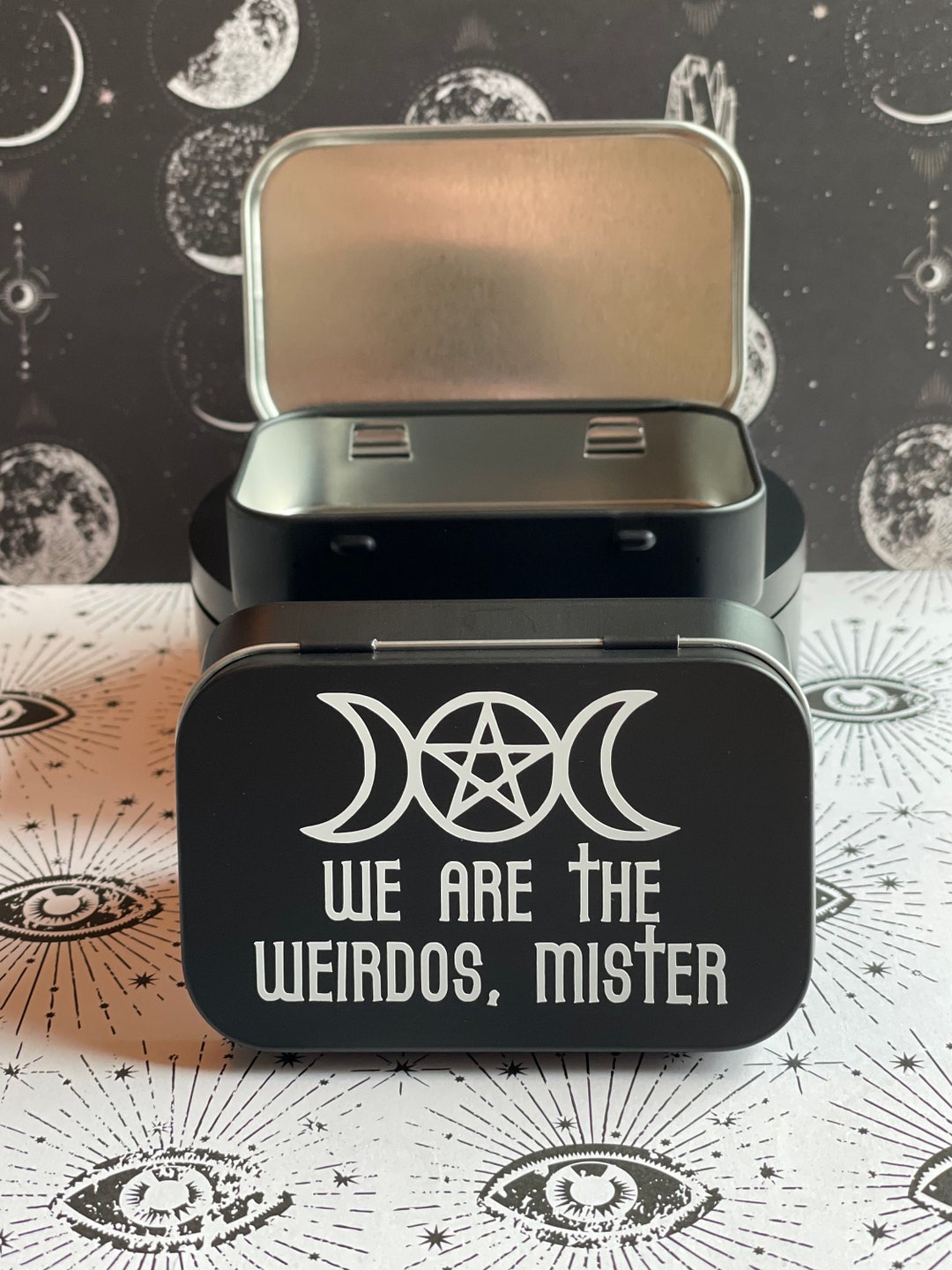 Witchy Storage Tins / We Are the Weirdos Mister / Pill Box for Purse ...